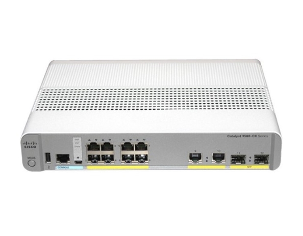Cisco WS-C3560CX-8PC-S 8-Port Layer 3 PoE+ Switch