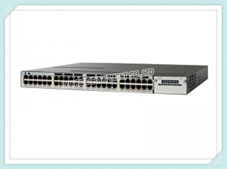 Fully Managed Fibre Optic Network Cisco Switch WS-C3750X-48P-L 48 PoE Port