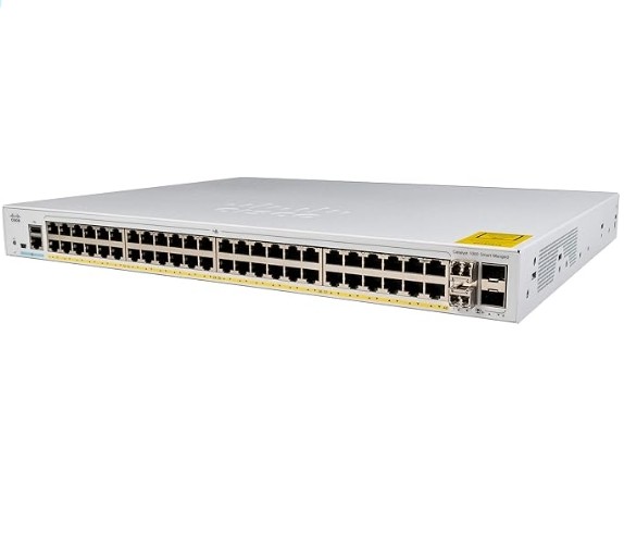 Cisco Catalyst C1000-48FP-4X-L Switch - 48-Port PoE+ with 10G Uplinks